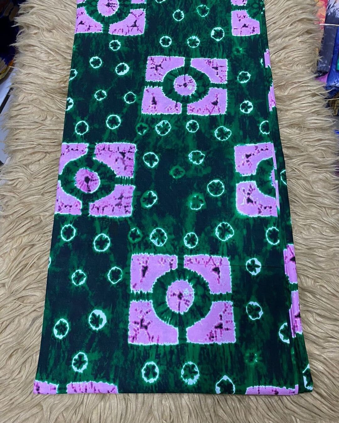 Pink and Green African Print Fabric/ Ankara Bundle/ankara Sold by the ...