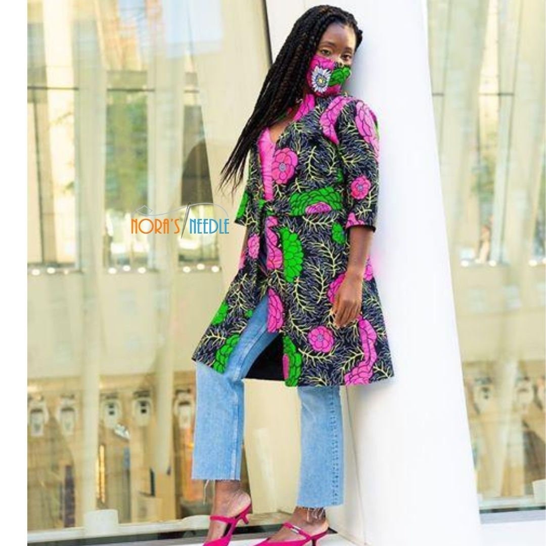 Ima African Print Kimono Jacket - Etsy