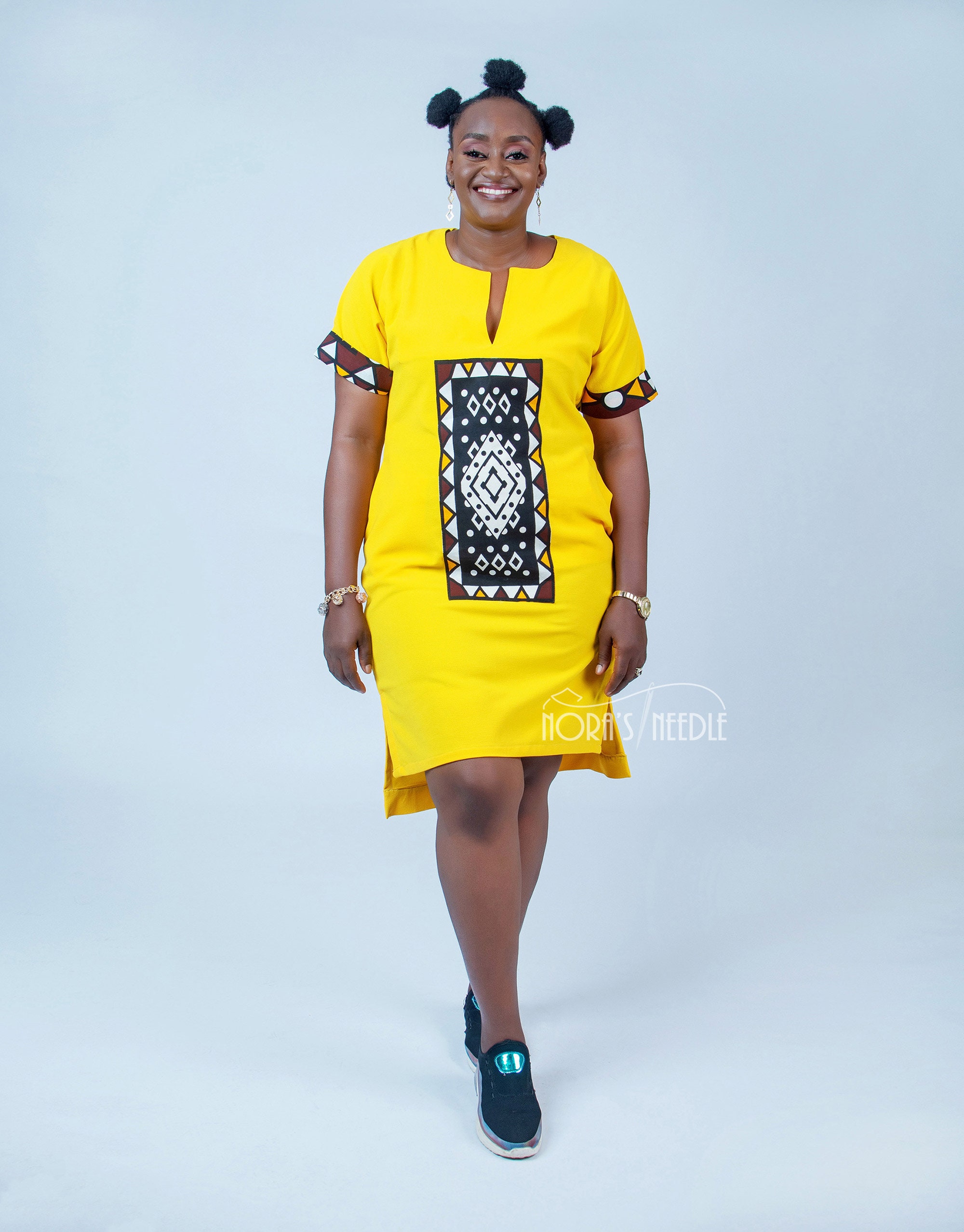 Ankara Shift Dress/ African Shift Dress/ With Touch of Ankara - Etsy