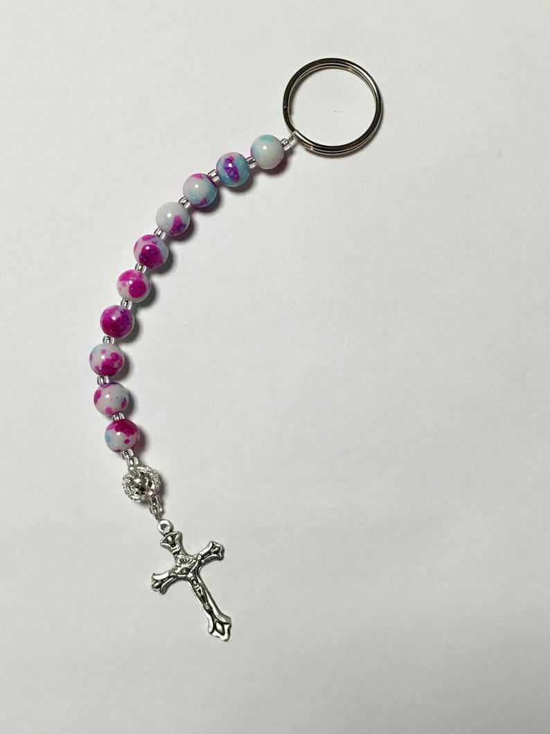 ROSARY KEY CHAINS | Etsy