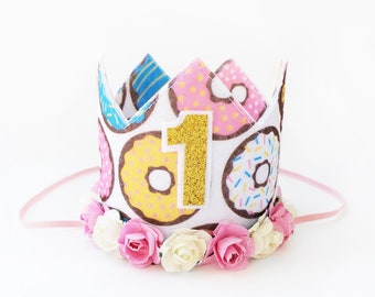 Donut 1st Birthday Girl Donut Cake Smash Outfit Donut Grow | Etsy