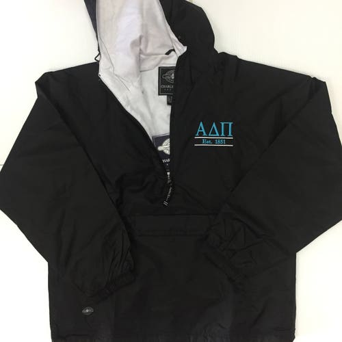 Sorority Rain Jacket Greek Windbreaker - Etsy