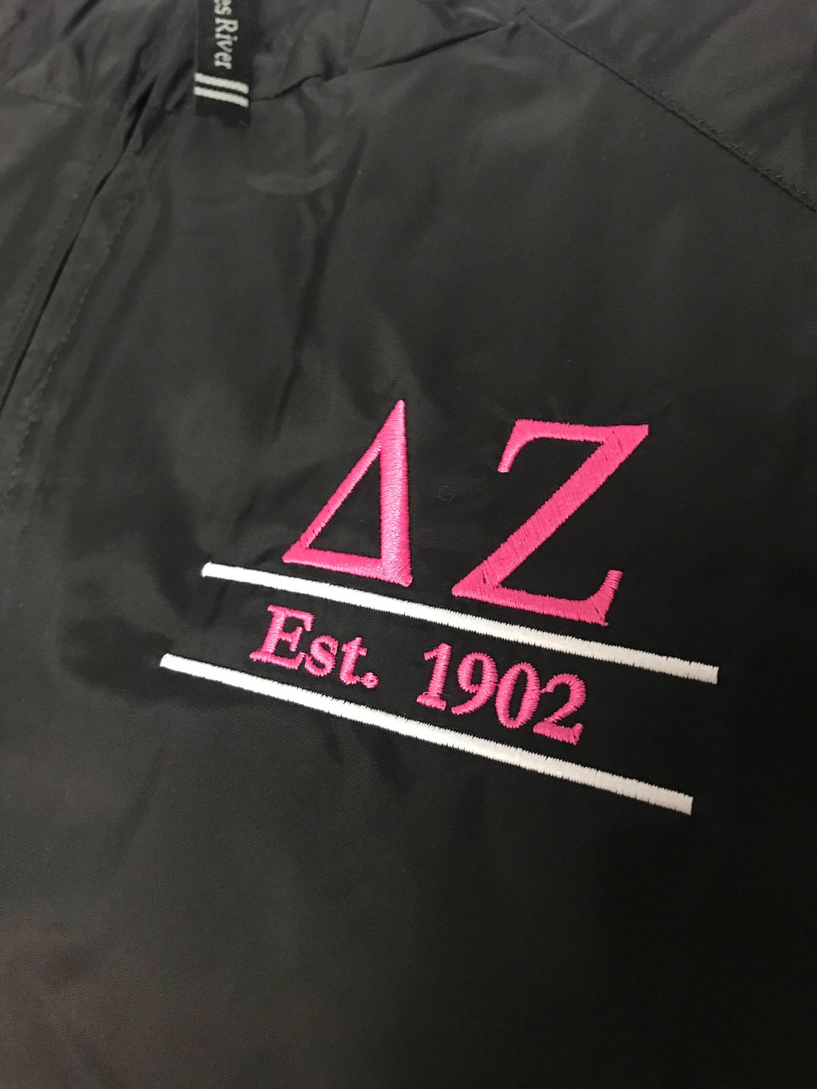 Delta Zeta Sorority Rain Jacket - Etsy