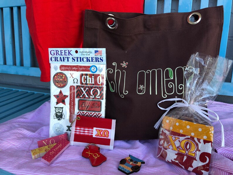 Chi Omega New Member Basket - Etsy