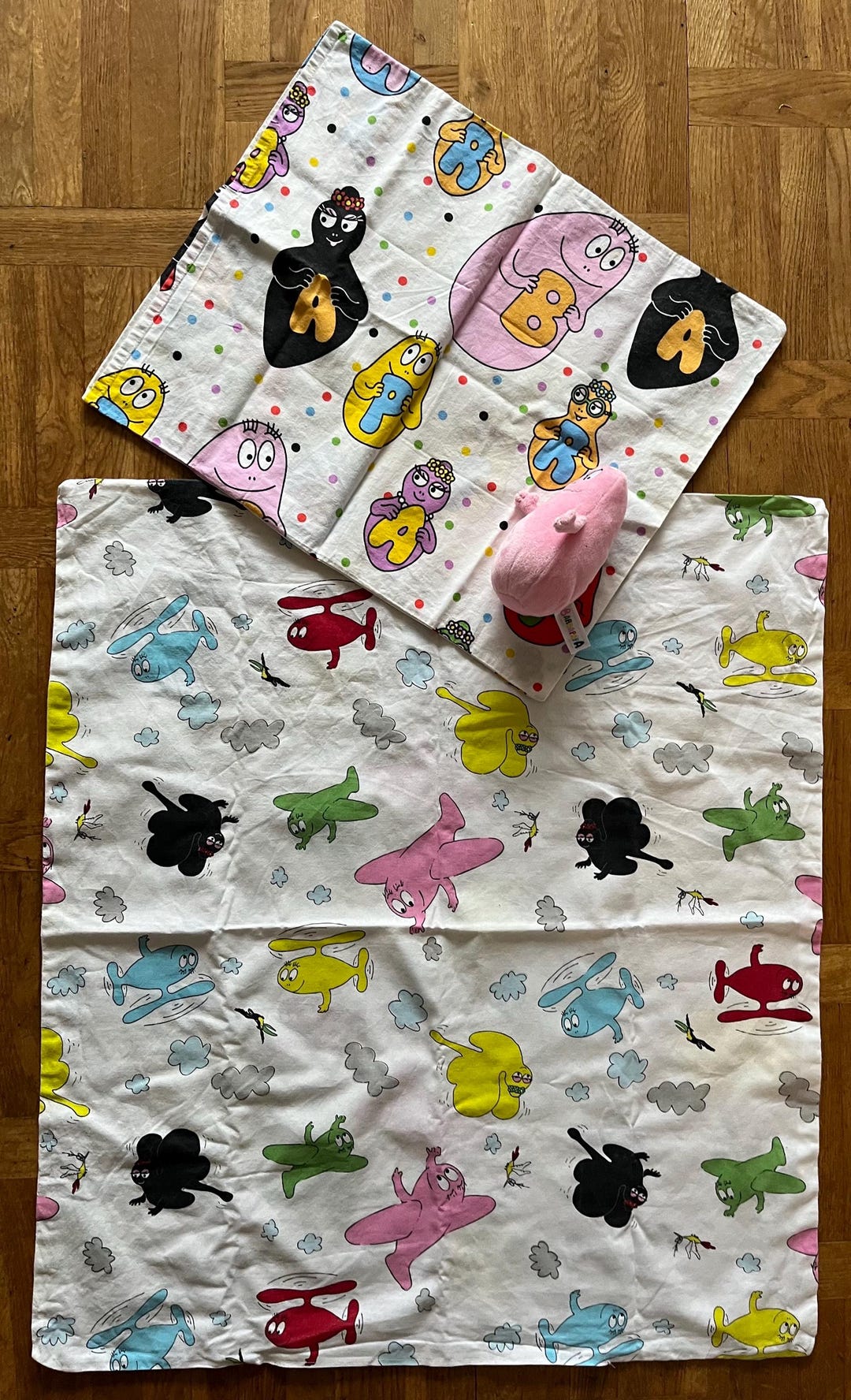 Barbapapa for the Baby A Duvet Cover,pillow Case and One Barbapapa Pink ...