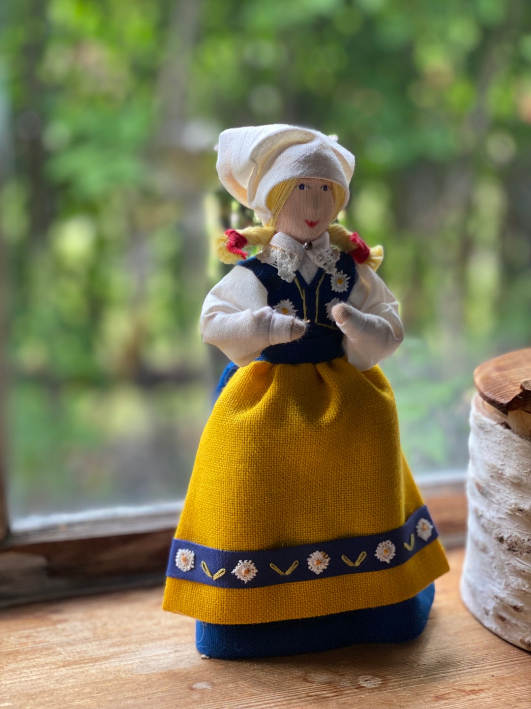 Swedish Folk Dressed Decor Doll From Sweden the National Dress Vintage ...