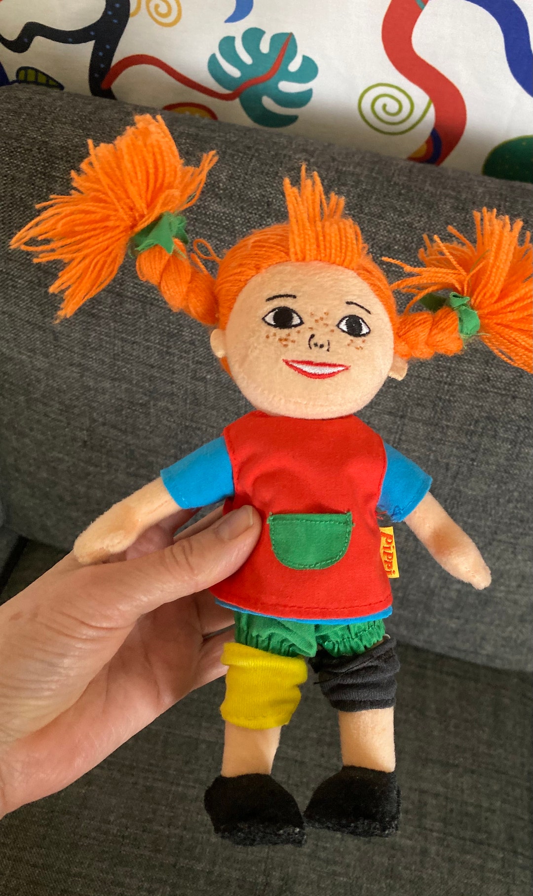 Pippi Longstocking Vintage Swedish Soft Doll Toy for Children From the ...