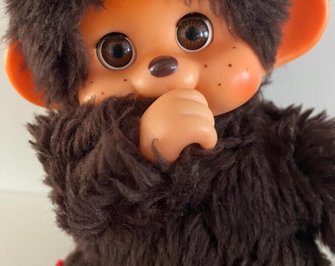 Vintage Monchichi Toho Daisuke Japan Authentic Tag Perfect Closing Eyes ...