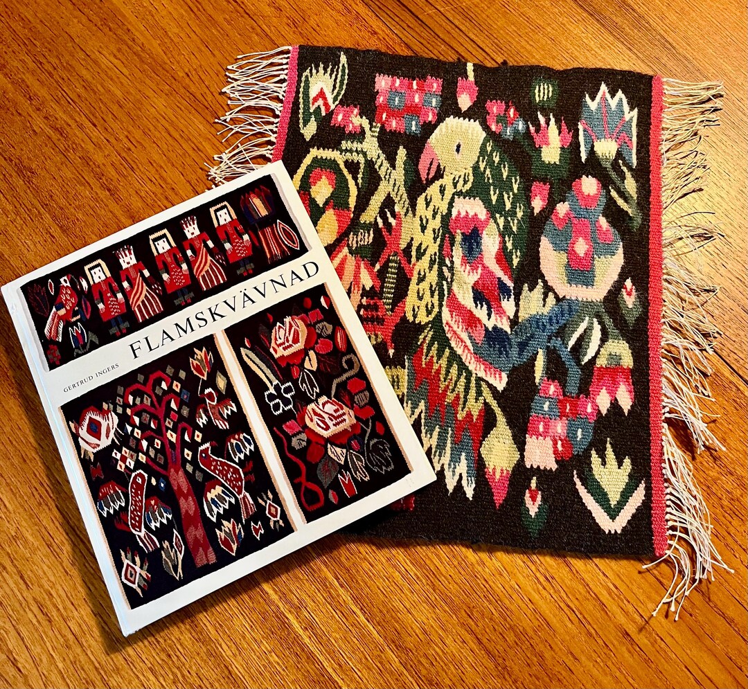 An Old Flemish Tapestry and "a Brief Survey' of Tapestry", Swedish Book ...