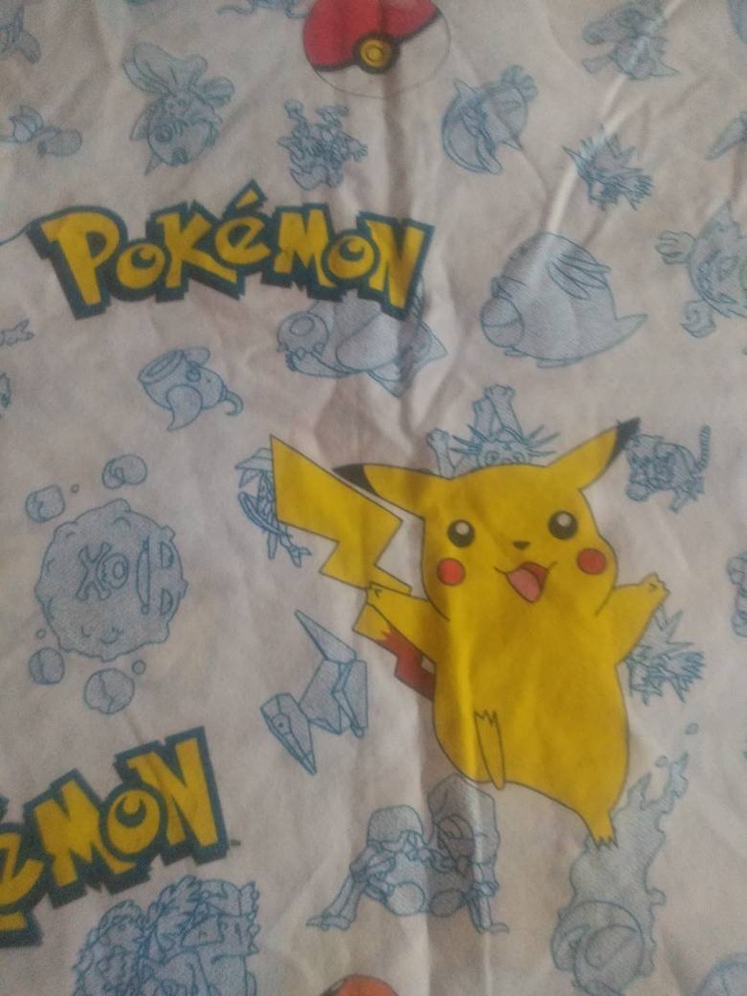 Pokémon Duvet Bed Setpokemon Pikachu Motifs Both Sides Childrens ...