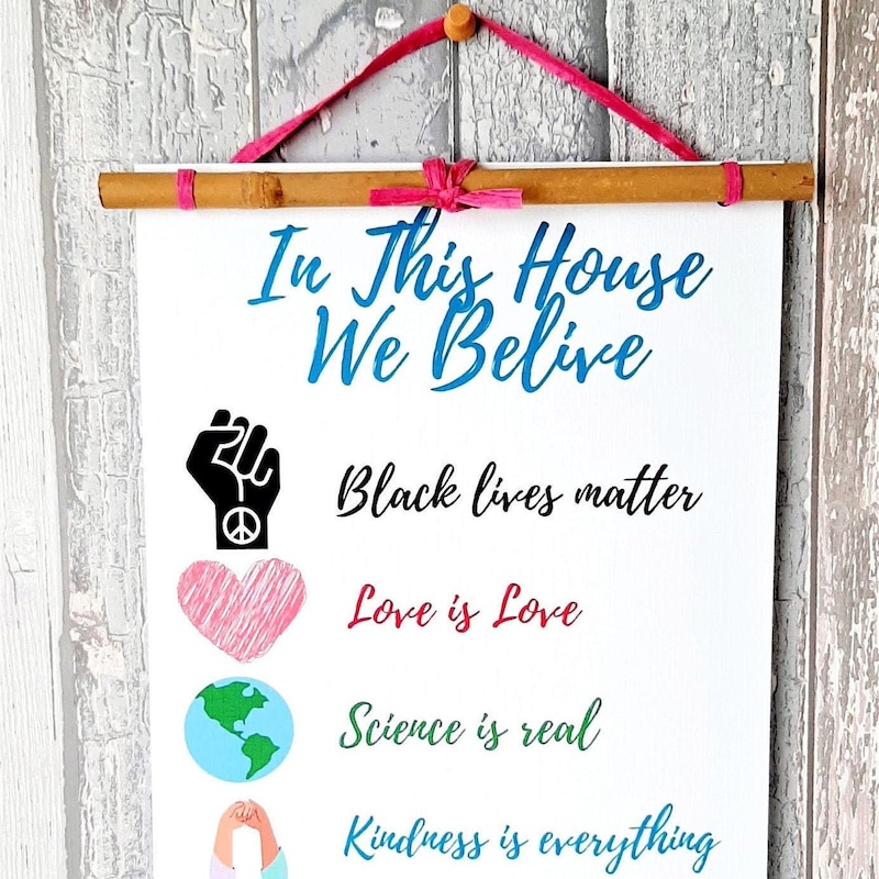 In This House We Believe - Etsy