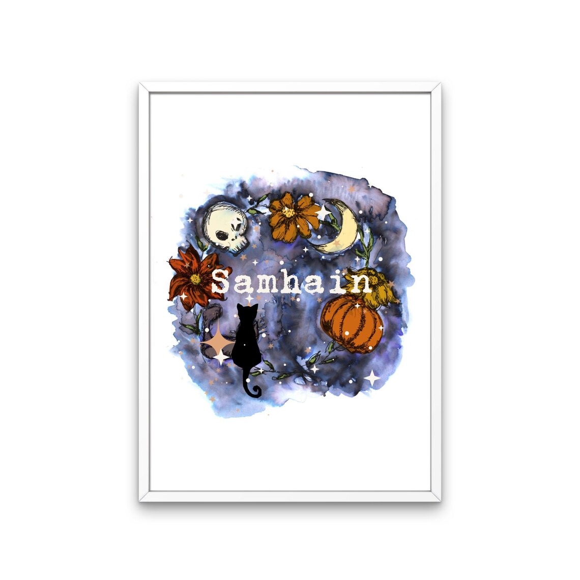 Samhain Printable Poster / Halloween Printable / Wheel of the Year ...