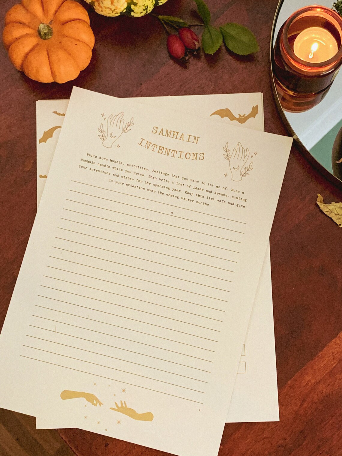 Samhain Printable Pagan Sabbat Rituals Grimoire Digital - Etsy