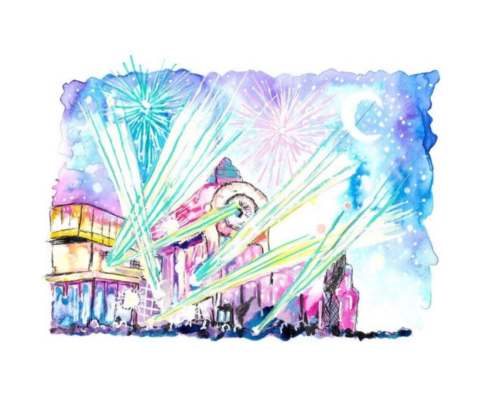 Boomtown Festival Art Print Boomtown Fair Poster Festival - Etsy UK