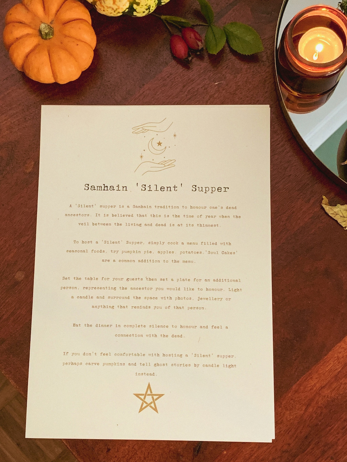 Samhain Printable, Pagan Sabbat Rituals Grimoire Digital Download Book ...