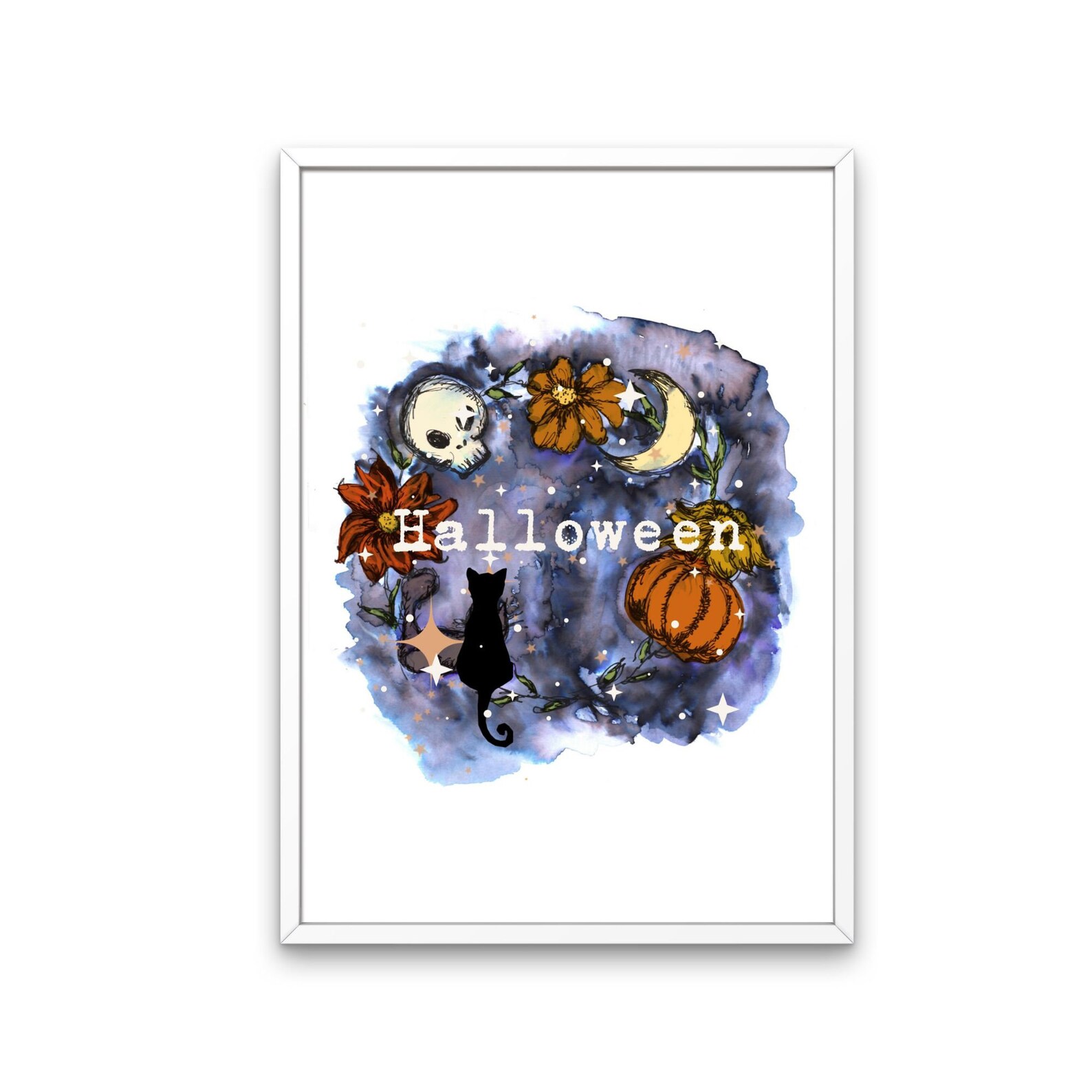 Samhain Printable Poster / Halloween Printable / Wheel of the Year ...