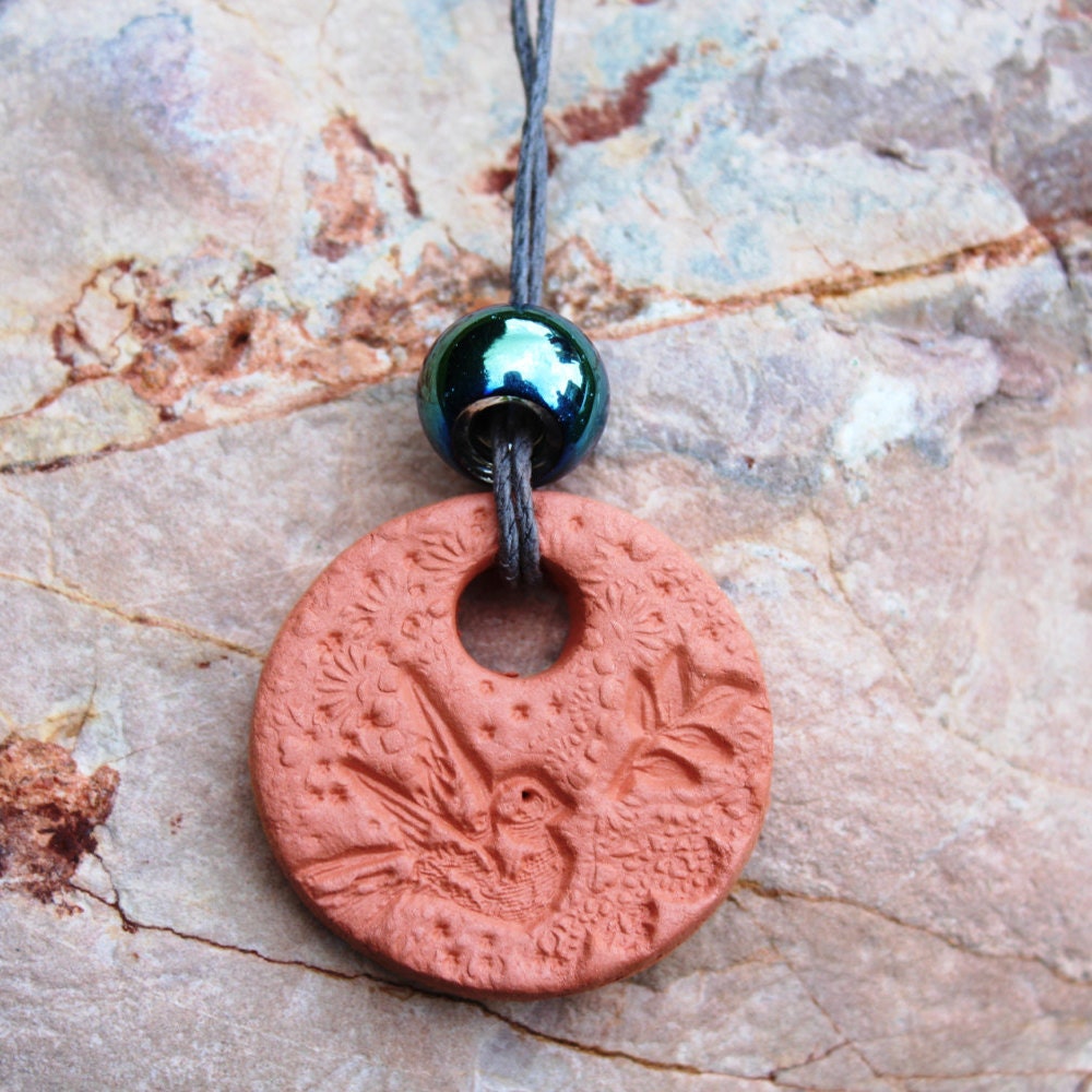 Humming Bird Clay Diffuser Pendant With Free Sample of Aroma - Etsy UK