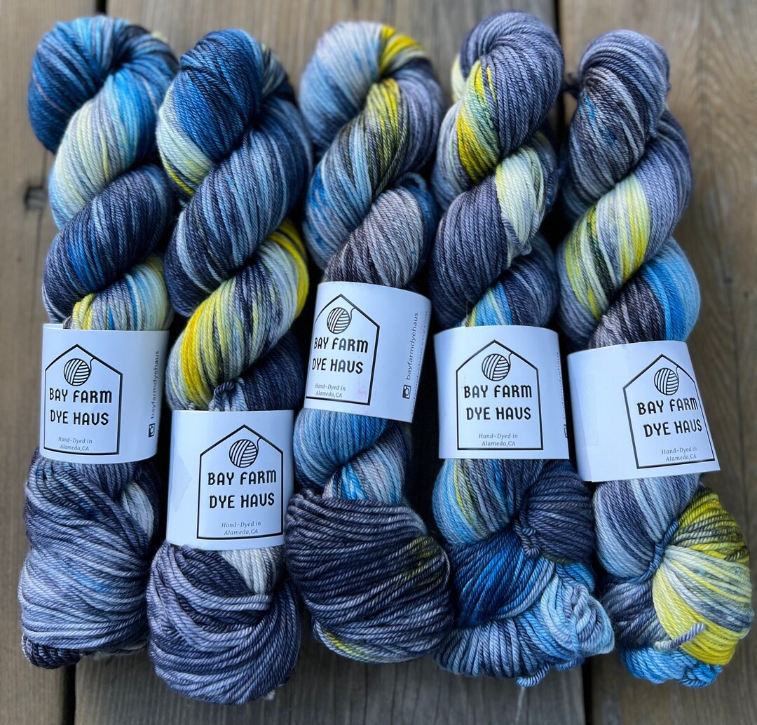 Ubiquitous Starry Night / 115g DK Yarn / Super Speckled Yarn / - Etsy