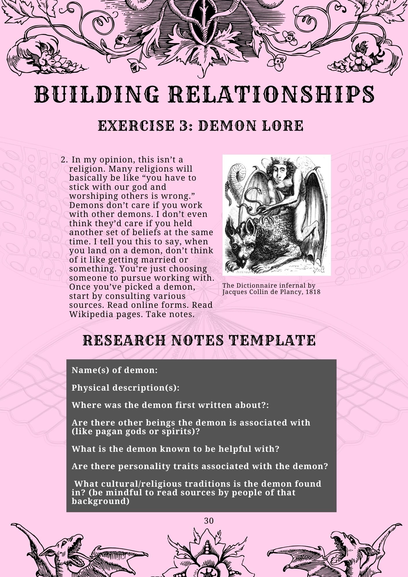 Demonology 101 Workbook Digital Download - Etsy