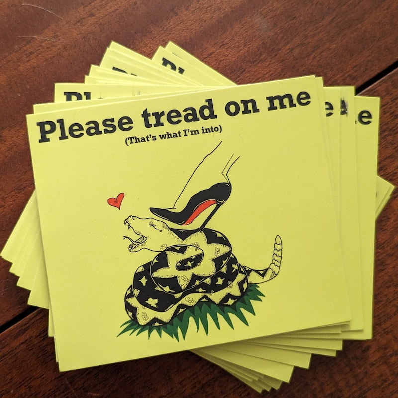 Tread on Me Daddy Sticker - Etsy