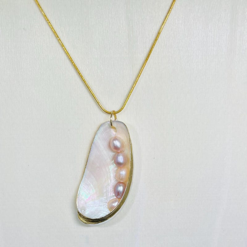 Abalone Necklace - Etsy