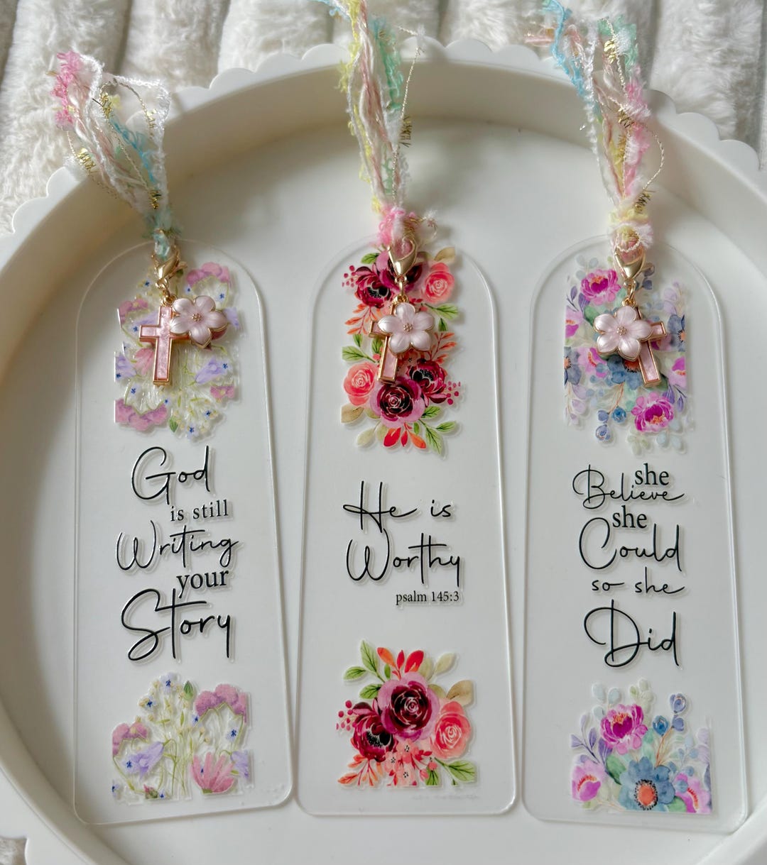 Inspirational Bookmarks, Acrylic Bookmarks, Religious Bookmarks ...