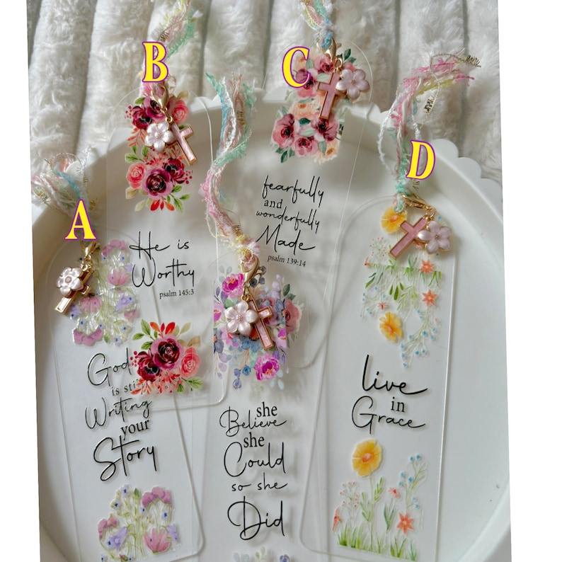 Inspirational Bookmarks, Acrylic Bookmarks, Religious Bookmarks ...
