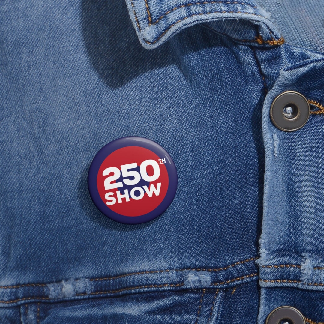 250th Show Pin Buttons,phish Show Button,phish Inspired,red Circle ...