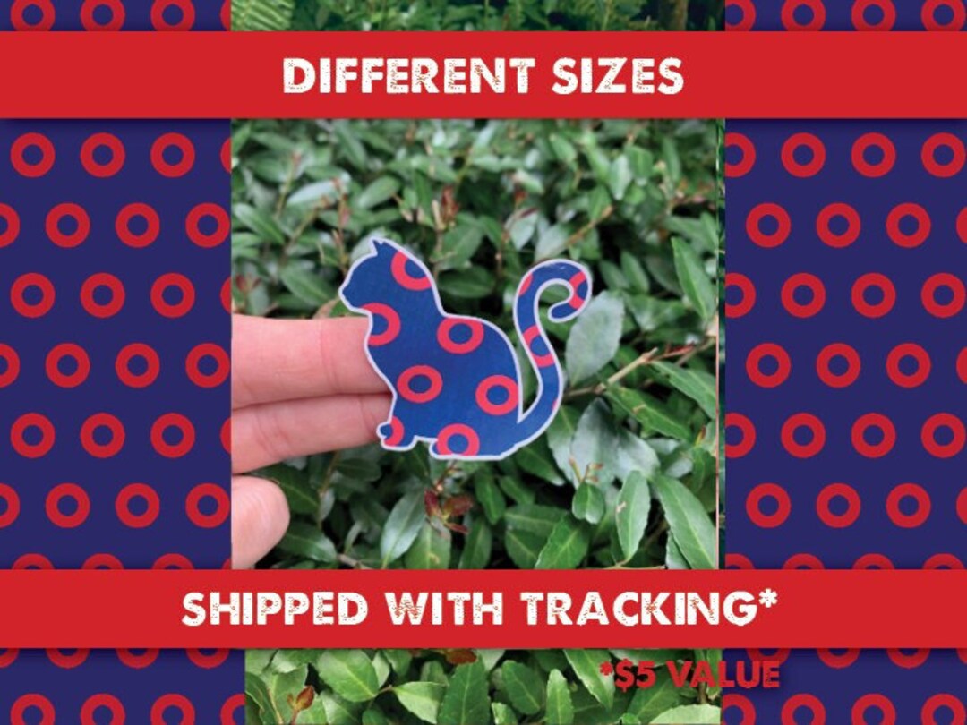 Phish Fishman Cat Henrietta Sticker,phish Sticker,phish Decal,phish ...