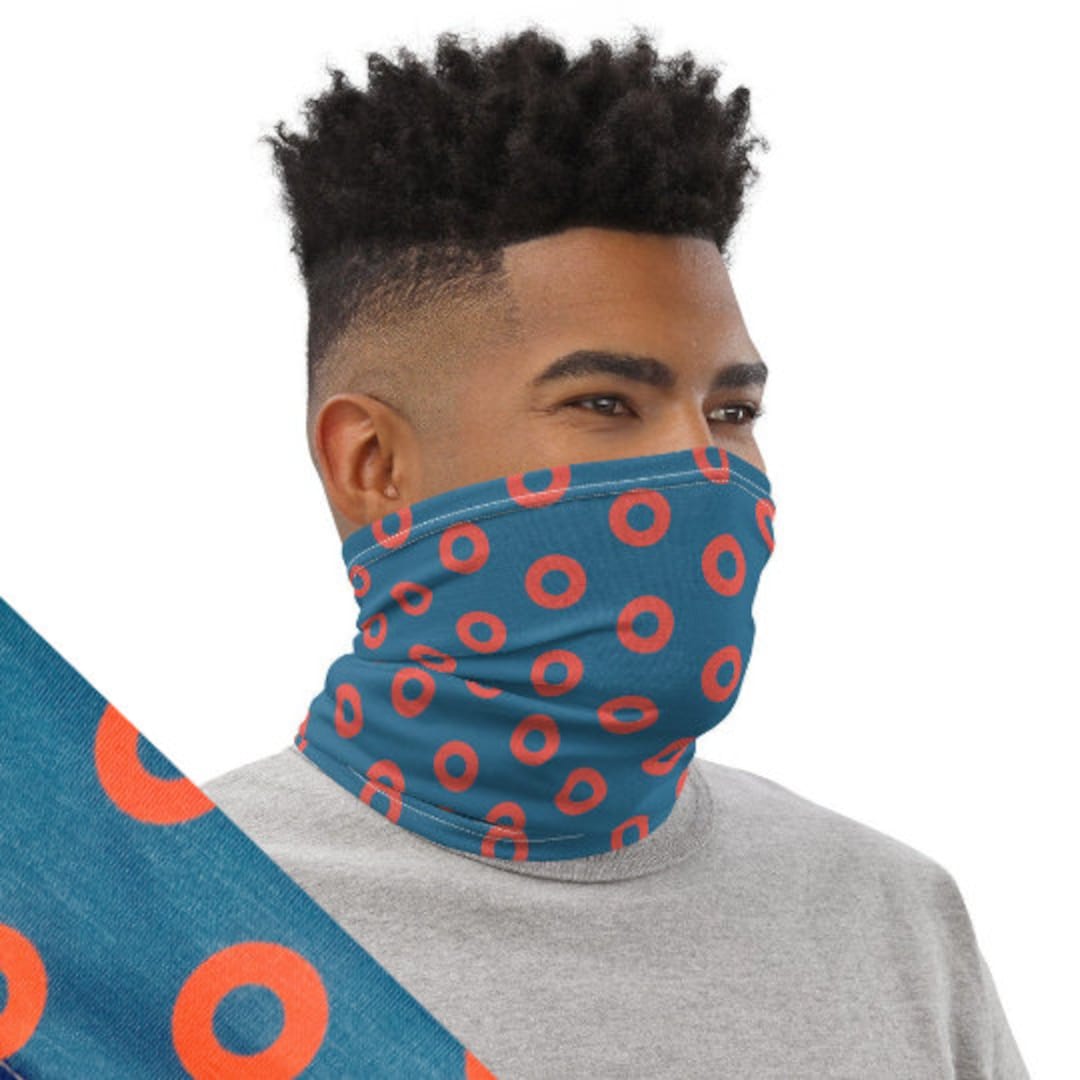Fishman Donut Face Mask Coverlet,neck Gaiter, Phish Donut Face Mask ...