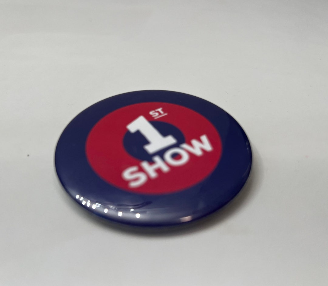 1st Show Pin Buttons,phish Show Button,phish Inspired,red Circle Donut ...