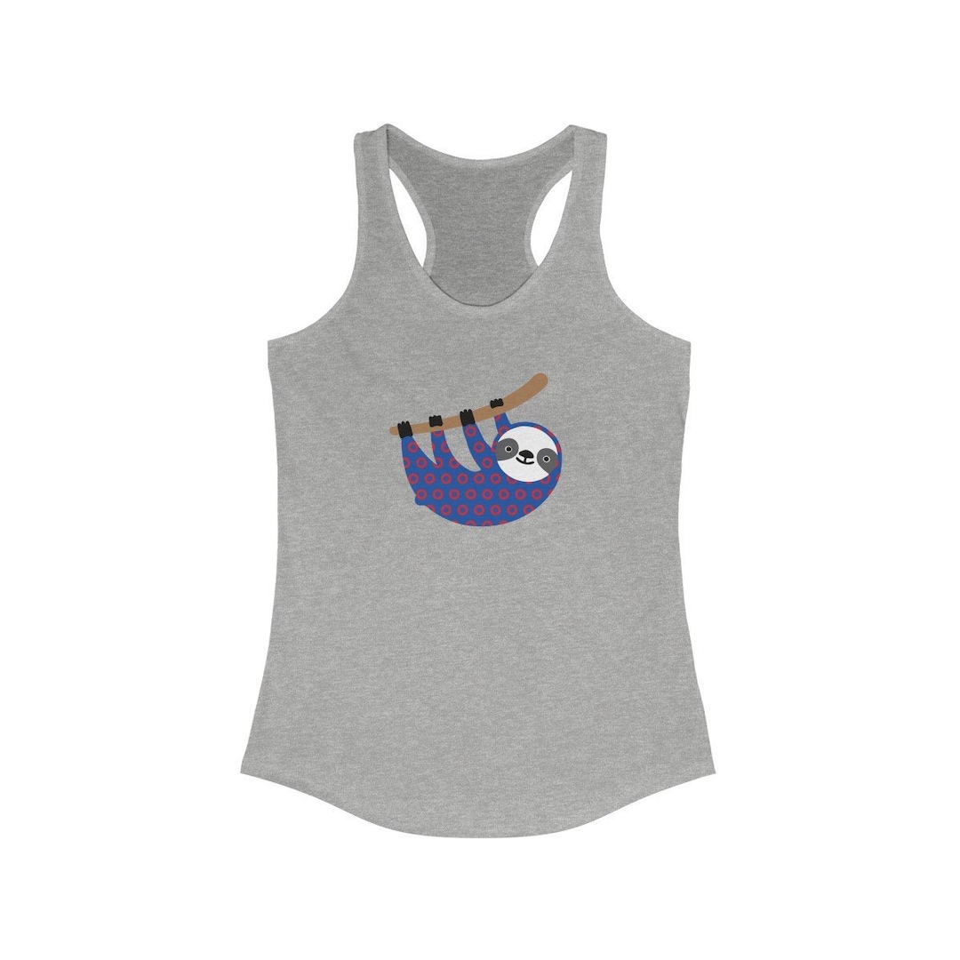 Phish Sloth Fishman Donut Women's Racerback Tank-phish-phish Sticker ...