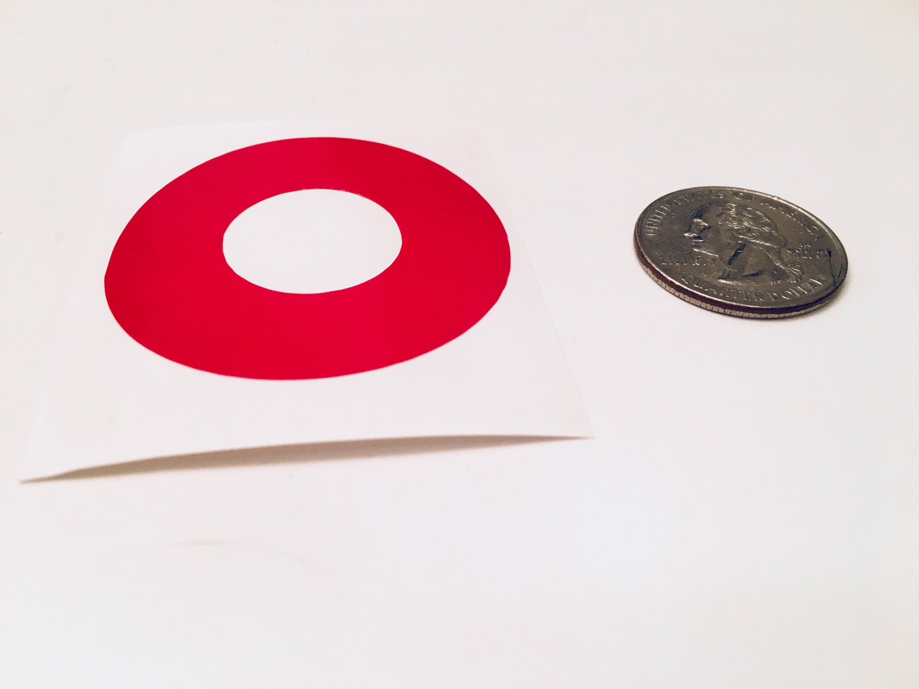 Phish Red Circle Donut MATTE Vinyl Stickerdonut - Etsy