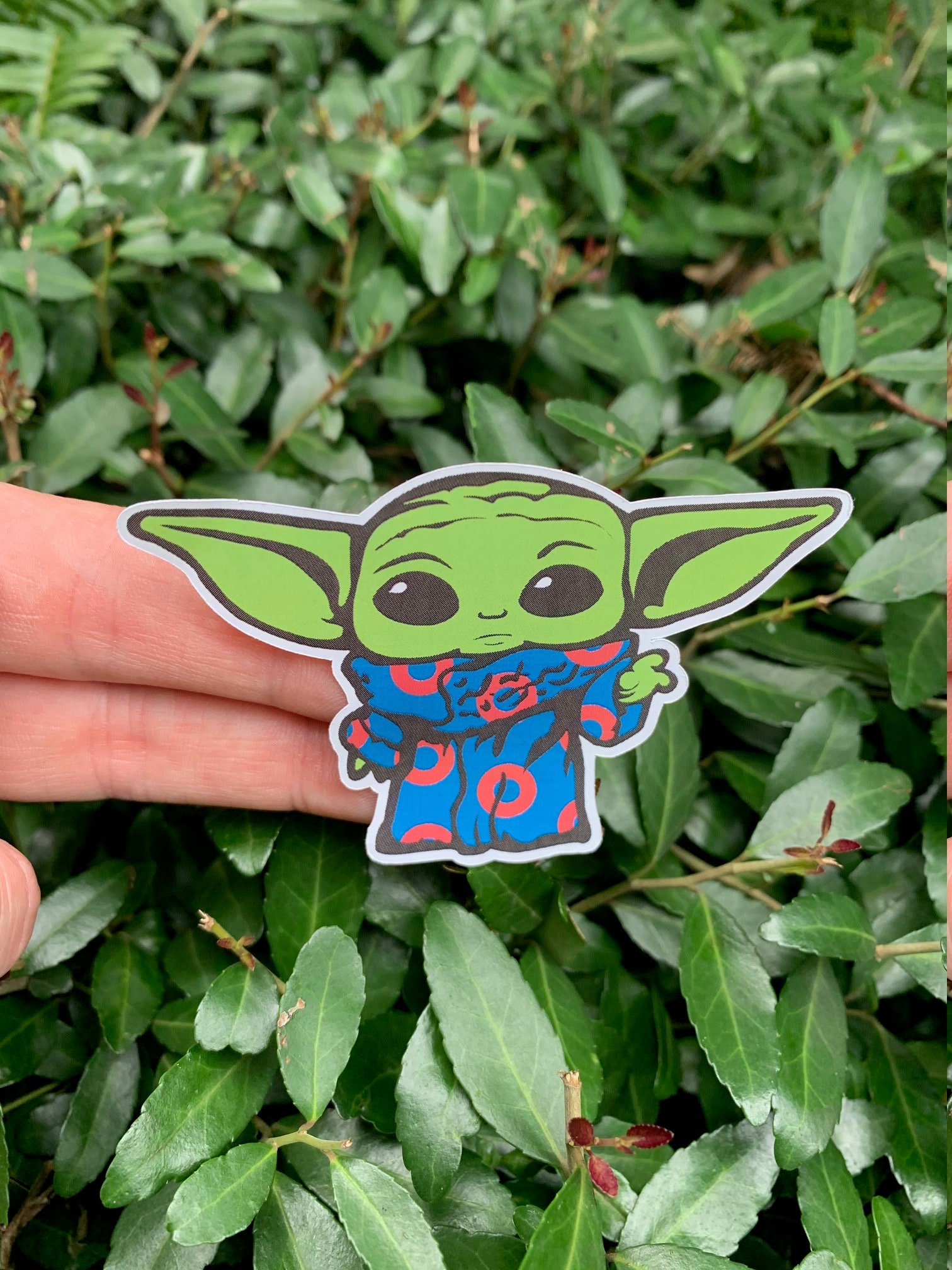 Phish Baby Yoda Fishman Donut StickerHenrietta Donut | Etsy