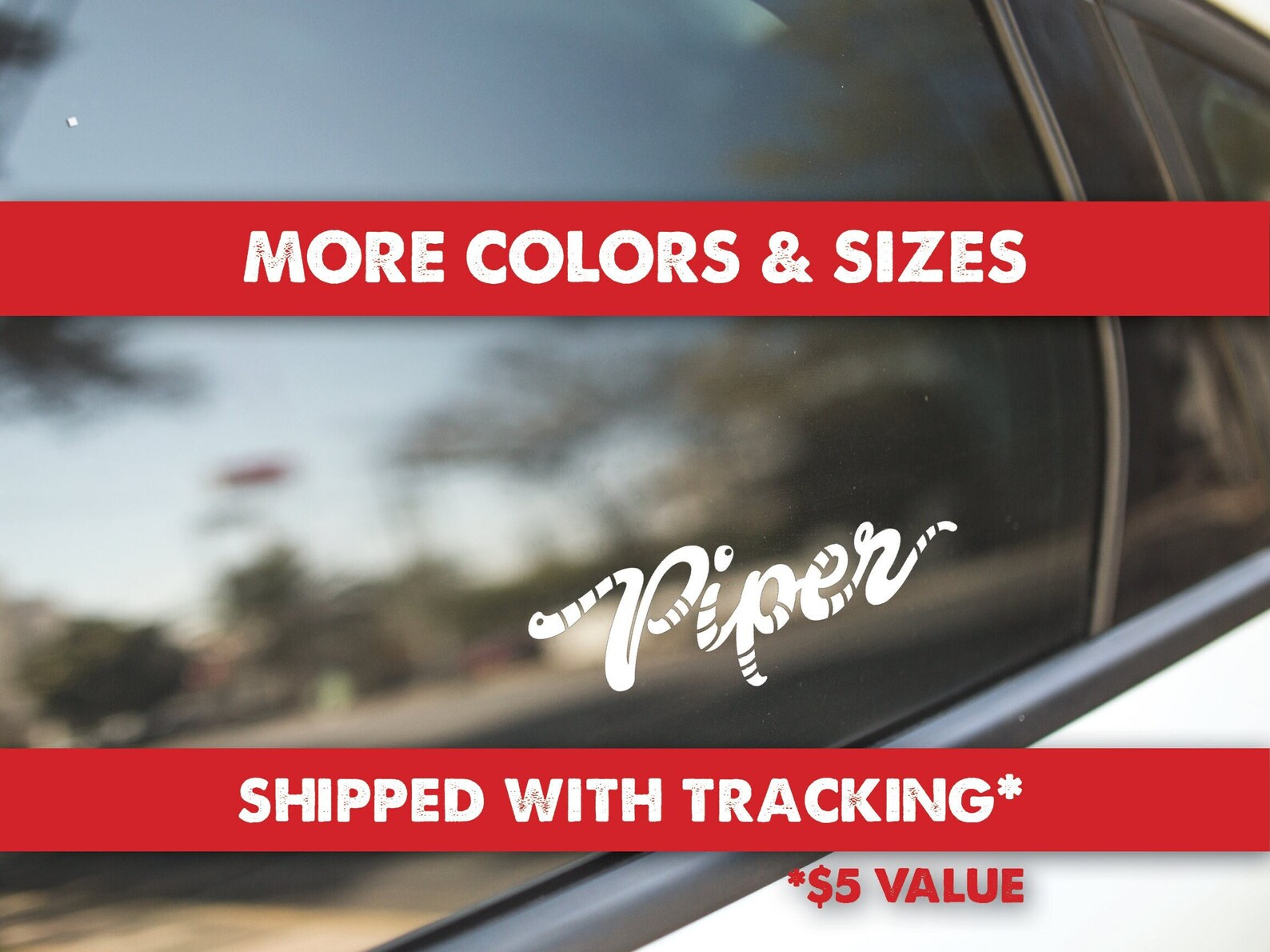 Piper Red Worm Vinyl Stickerpiper Stickerphan Stickerphan - Etsy