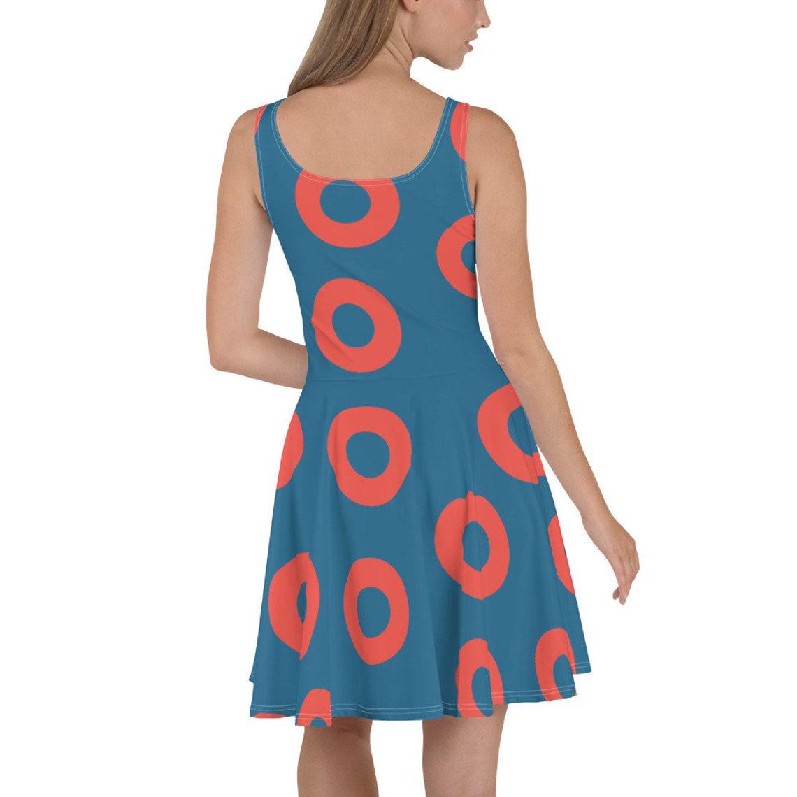 Phish Fishman Donut Skater Dress Phish Fishman Donut Dress - Etsy