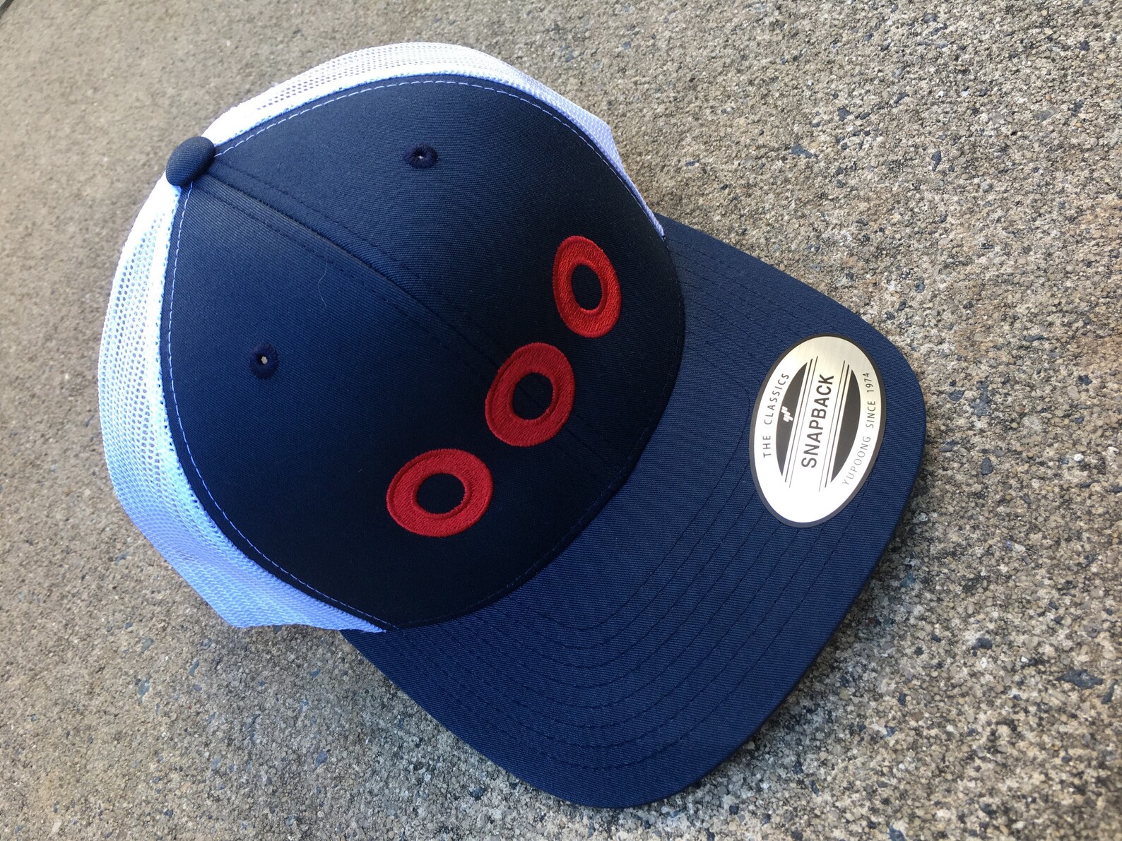 Phish Red Circle Donut Embroidered Hat, Red Circle Donut, Fishman Hat ...