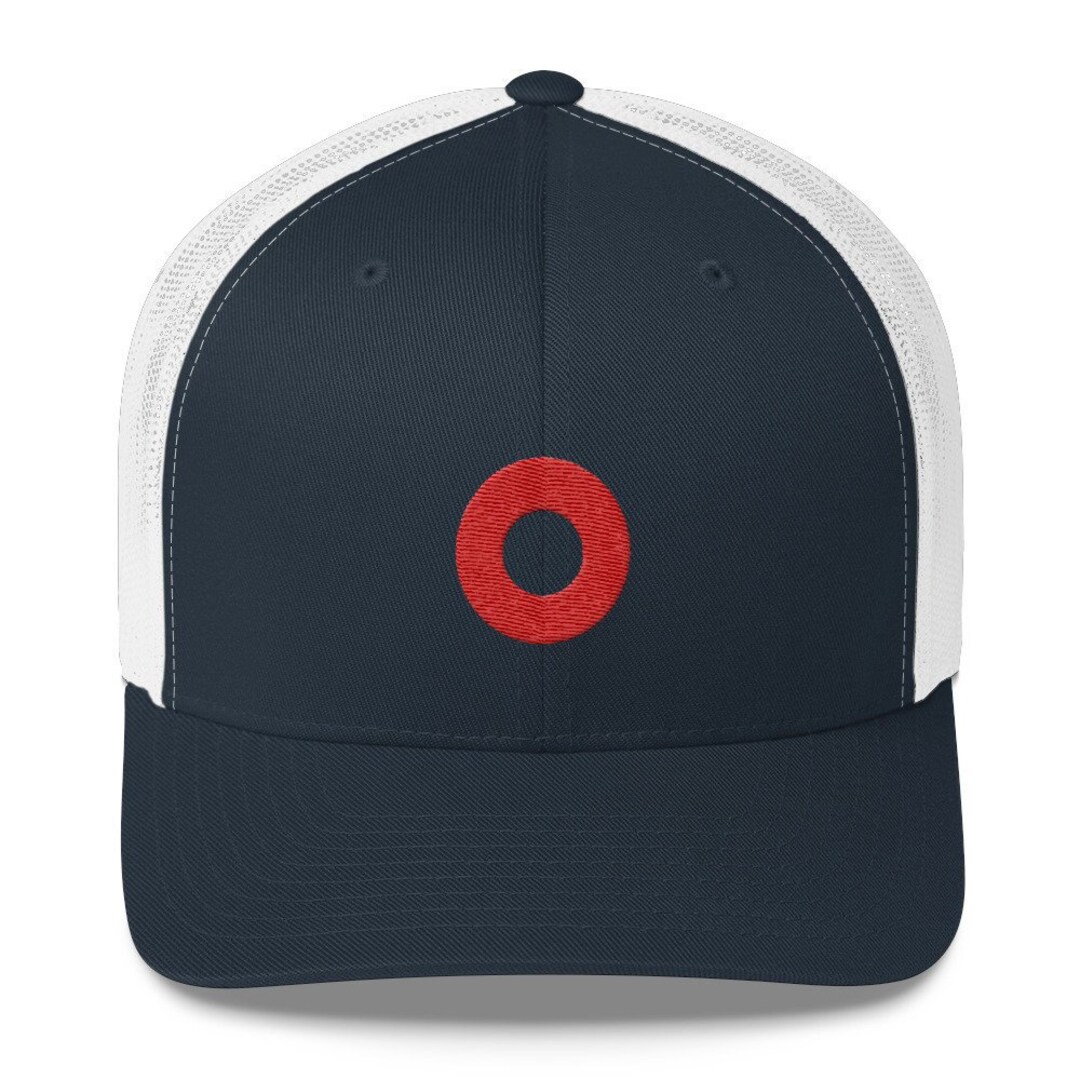Phish Red Circle Donut Embroidered Hat Trucker, Red Circle Donut ...