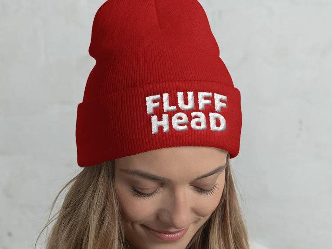 Phish Fluff Head Embroidered Cuffed Beanie Fluff Head Hat YEM Red ...
