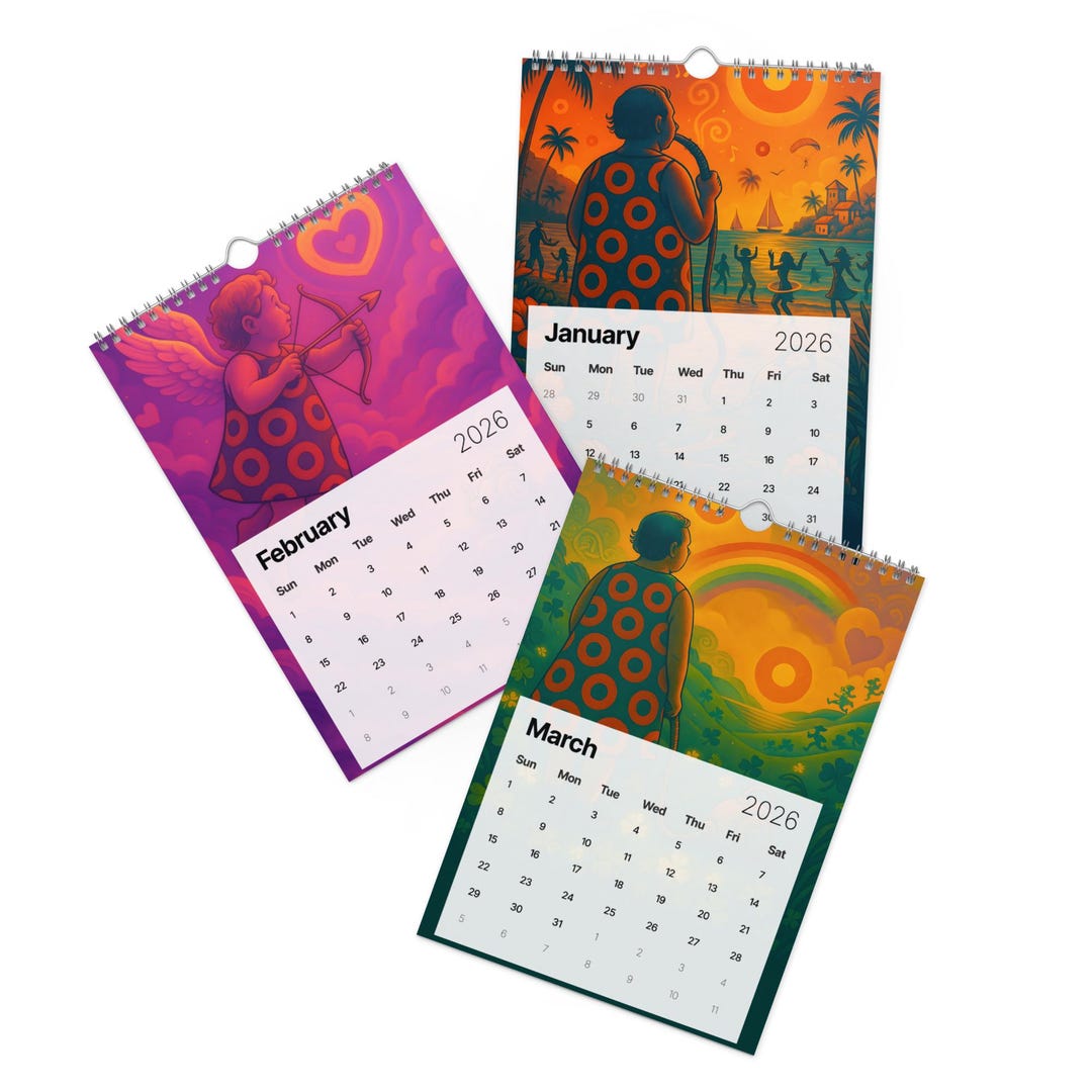 Phish Calendar 2026 Phish Wall Calendar Phish Gift Christmas Phishmas ...