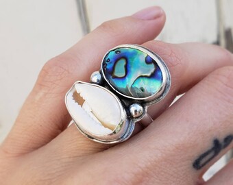 Shell ring | Etsy