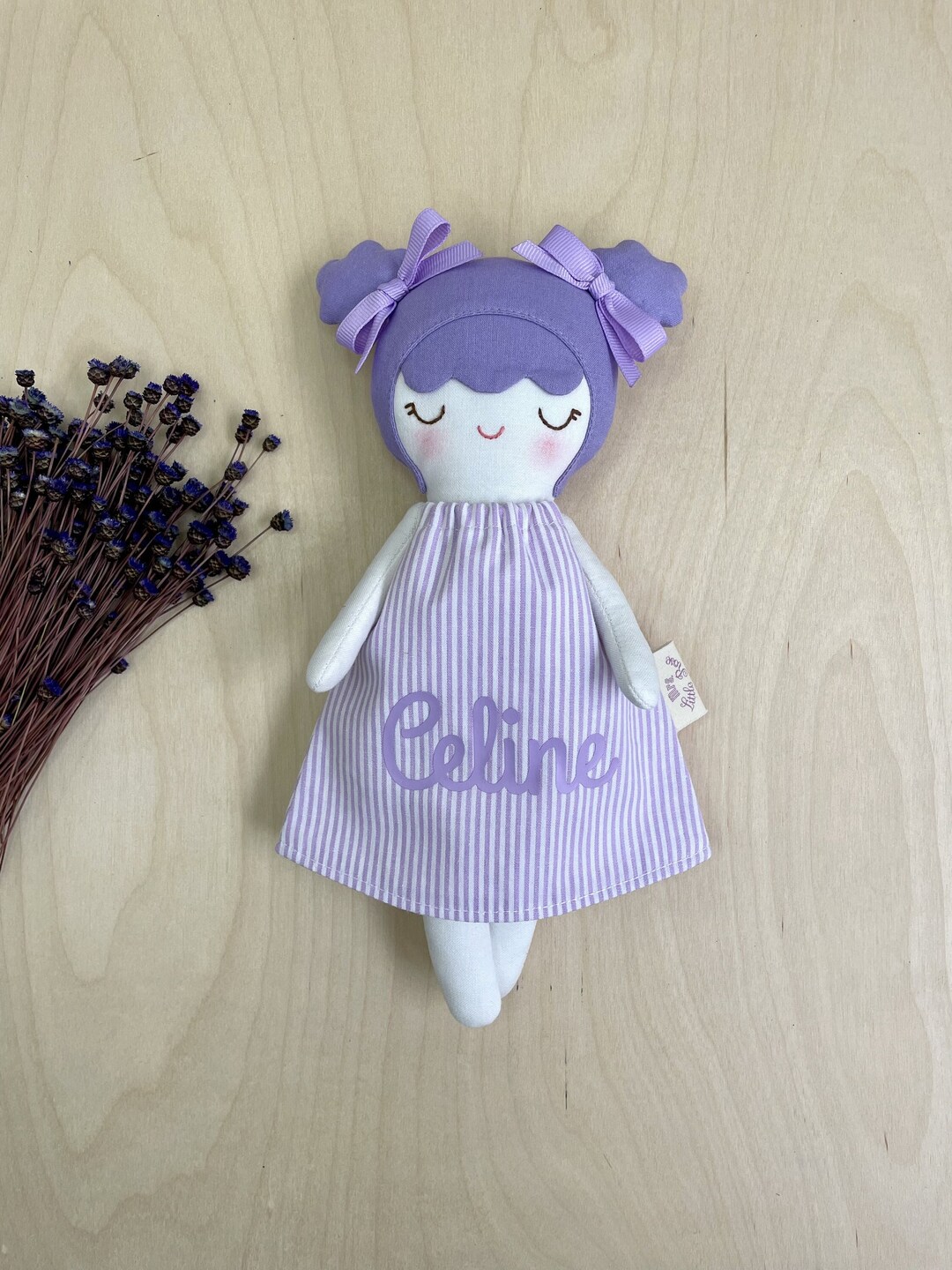 Personalized Doll for Baby Girl, First Doll for Baby Girl, Fabric Doll ...
