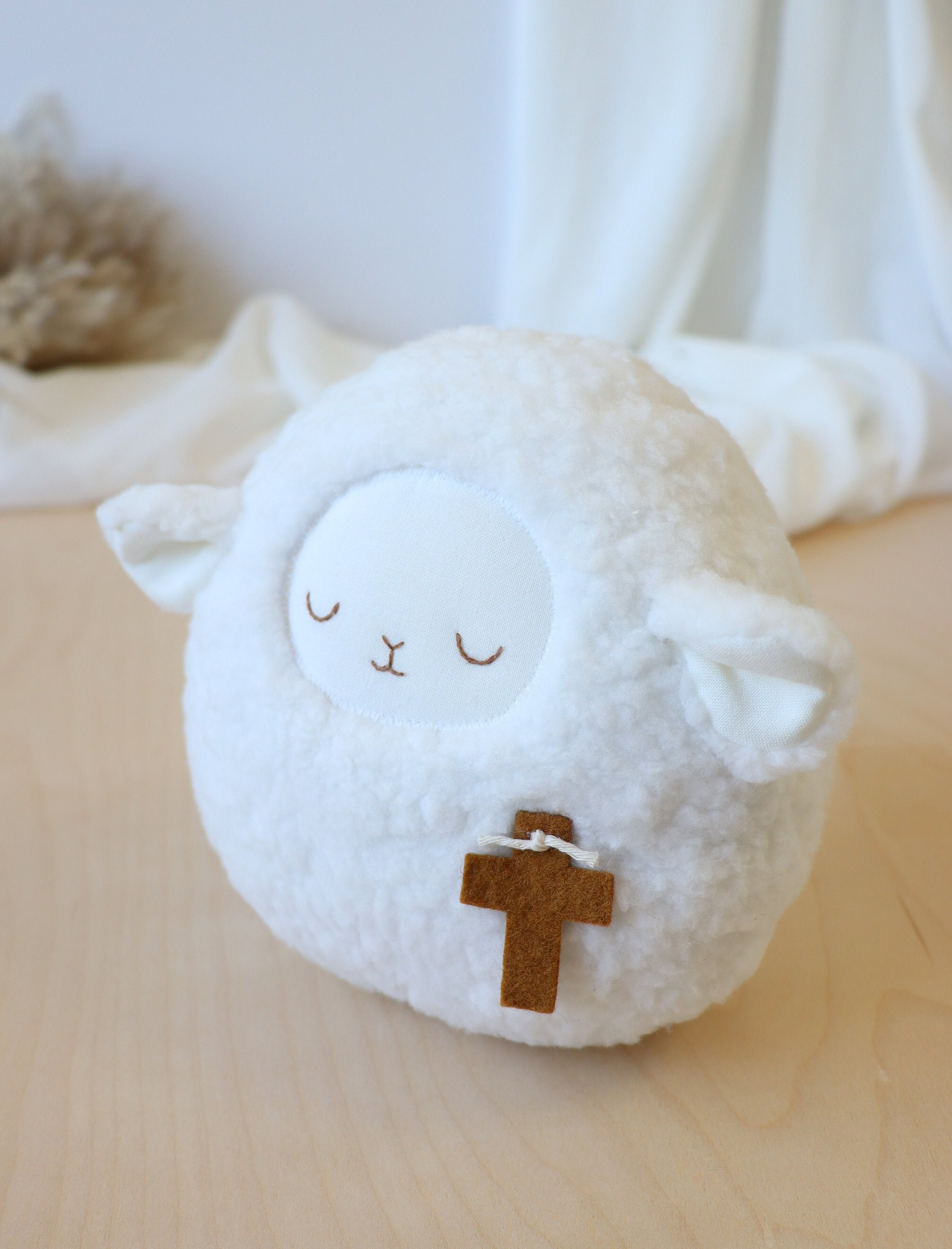 Easter Lamb Plush, Easter Gift for Kids, Easter Basket Stuffer, Easter ...
