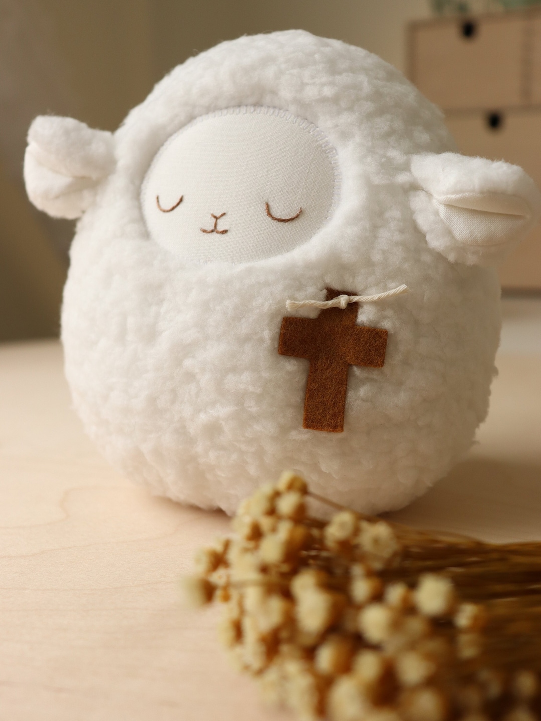 Easter Lamb Plush, Easter Gift for Kids, Easter Basket Stuffer, Easter ...