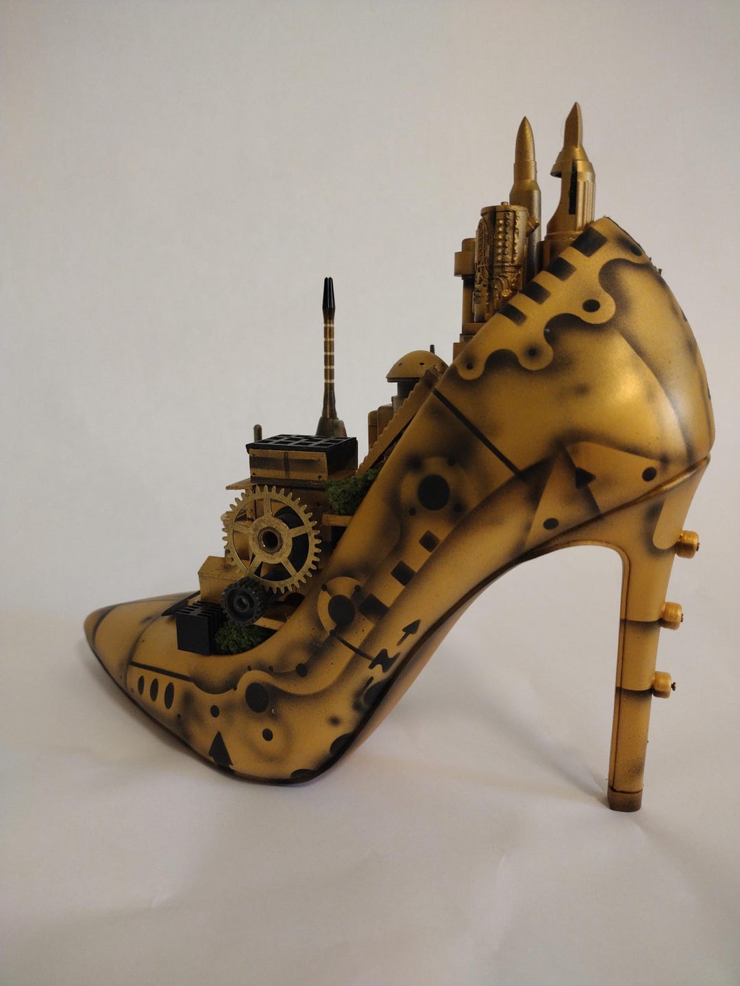 Steampunk Springs Tiny Village in a Shoe - Etsy