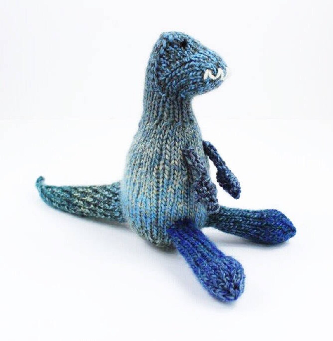 Knitted Dinosaurs Knit Dino Stuffy for Kids Dinosaur | Etsy