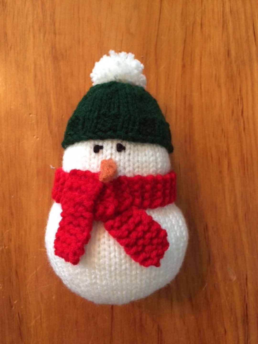 Hand Knit Snowman, Winter Decor, Christmas Decoration,house Warming ...