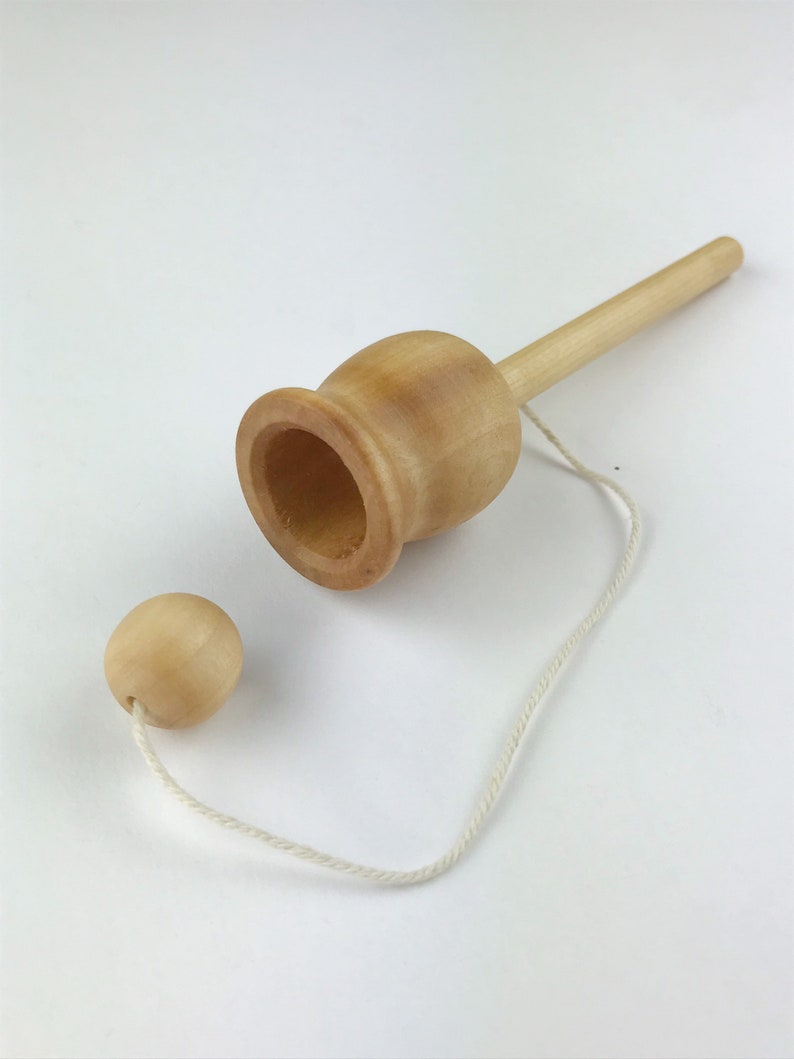 Classic Ball & Cup Toy, Montessori and Waldorf Inspired Toys for Boys ...