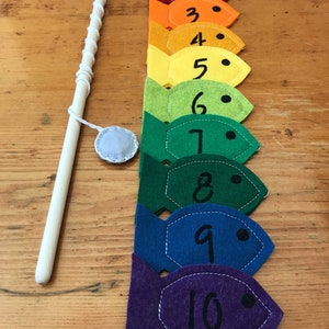 Magnetic Fishing Toys, Learning Numbers Counting to 10 Math Games, Kids ...