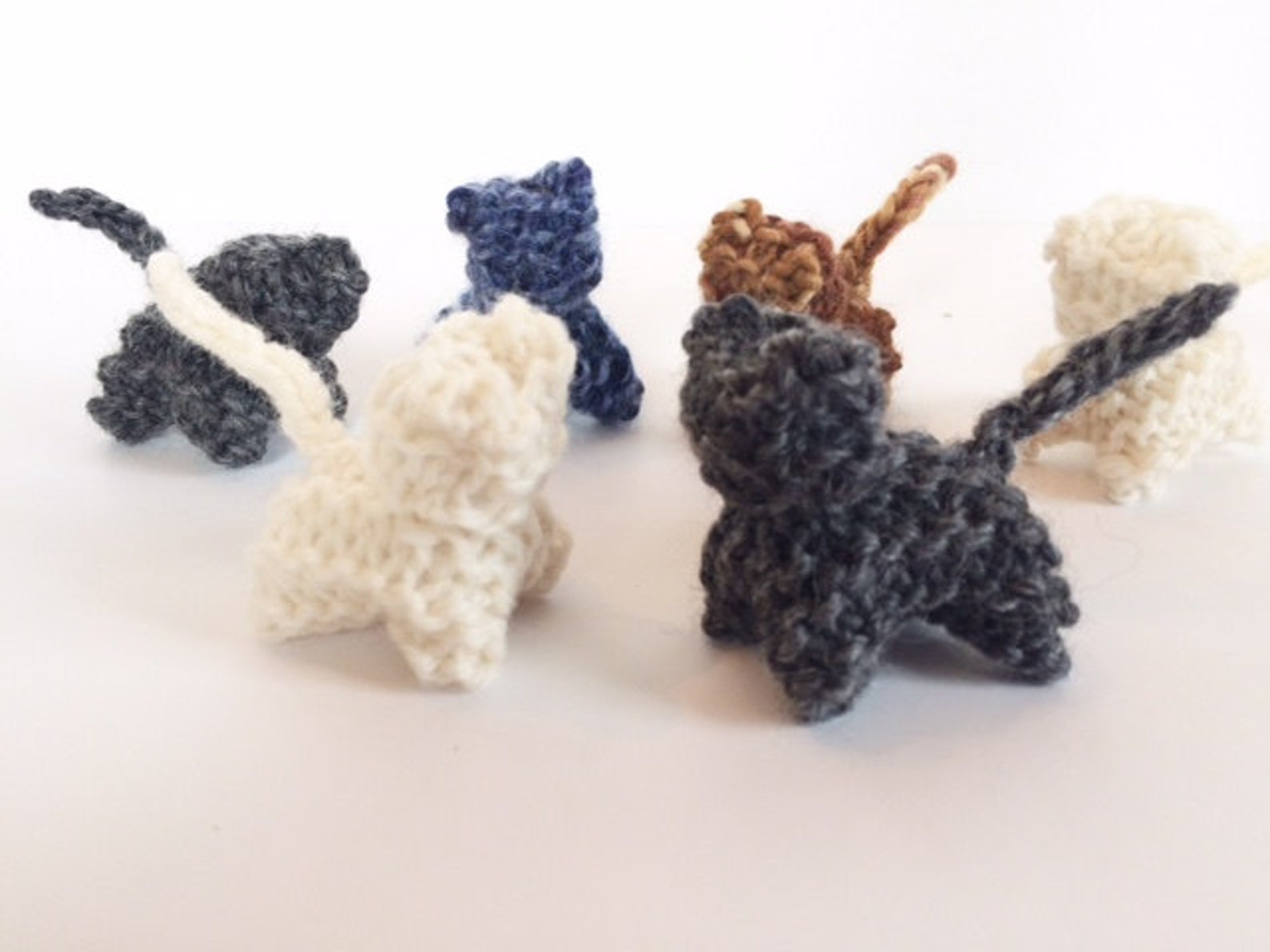 Hand-knit Animals Stuffed Animals Crochet Plush Handmade | Etsy